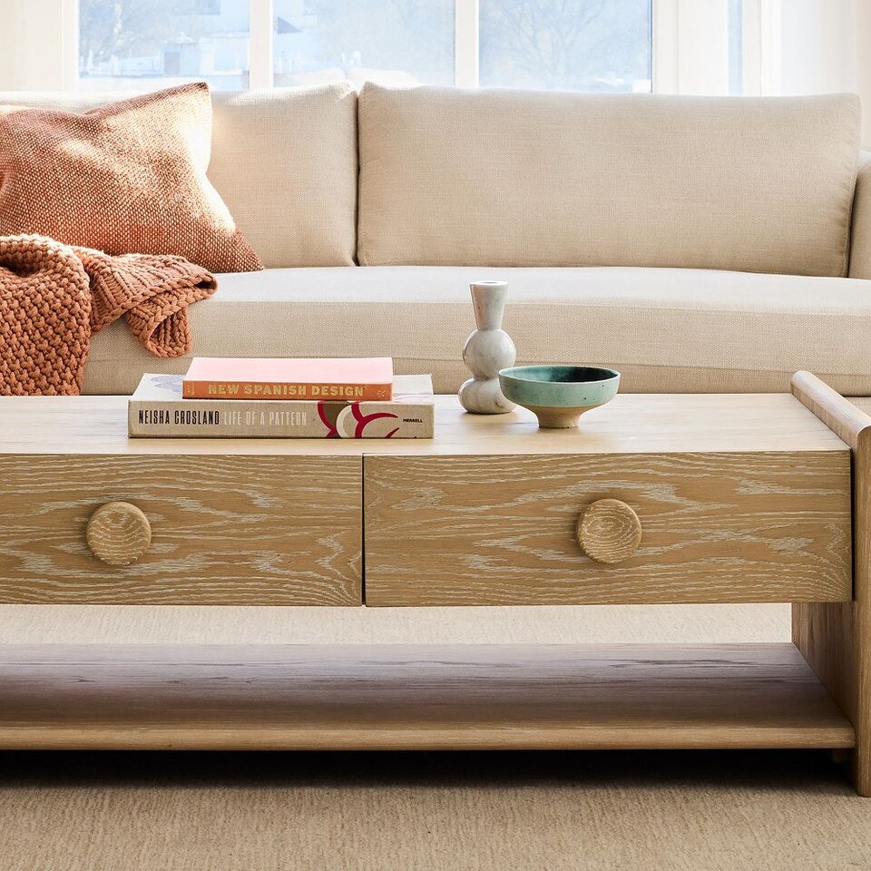 Fraser Coffee Table (122 cm) - West Elm Australia